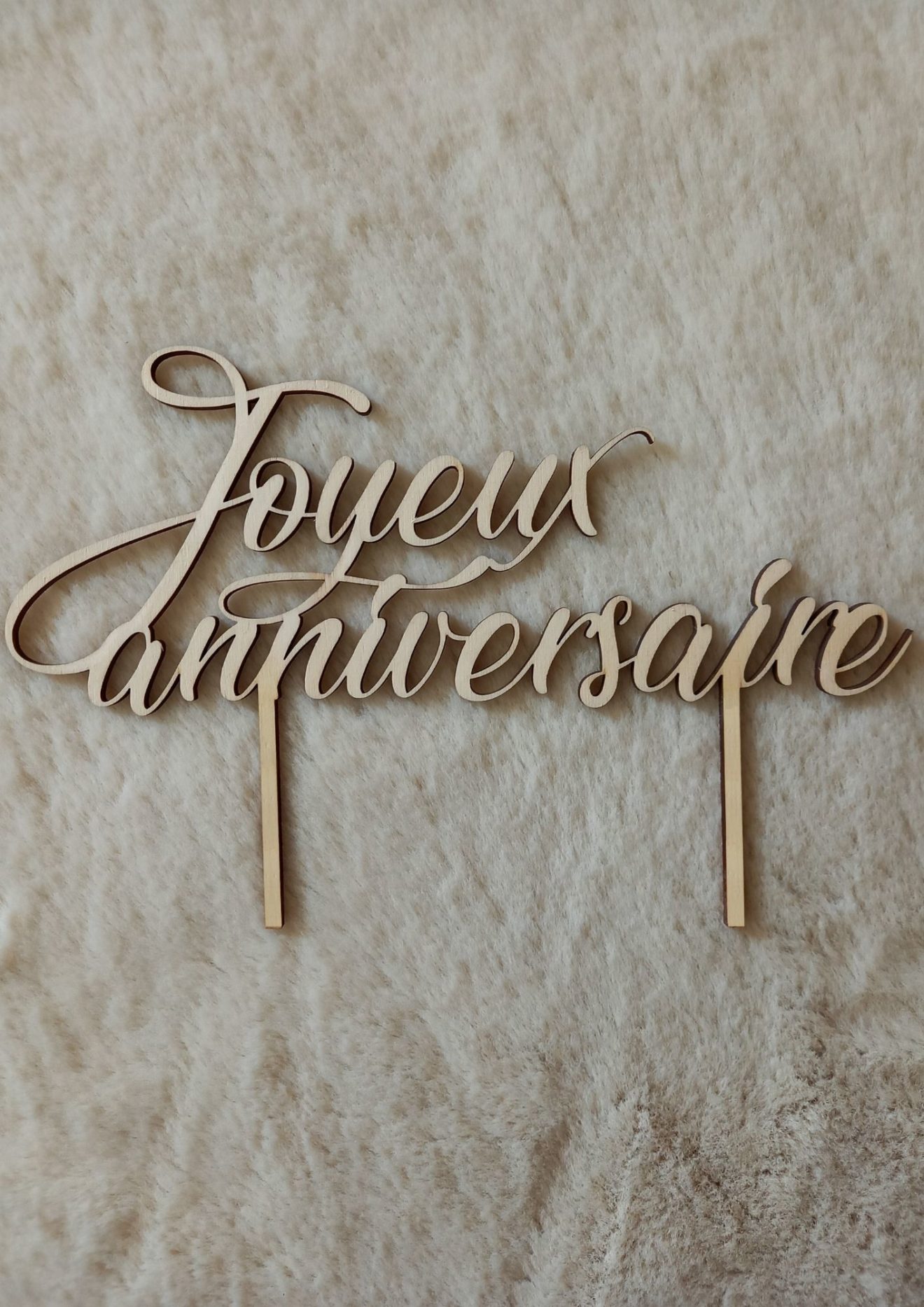 Cake Topper Joyeux Anniversaire – L'Atelier d'Elcy